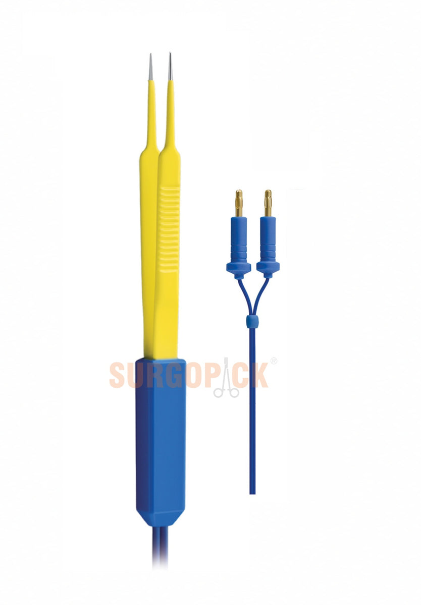 FORCEPS BIPOLAR SINGLE USE - INSULATED WITH 3m EUROPEAN BIPOLAR CABLE ...