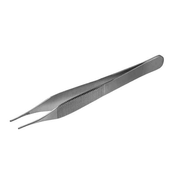 Box 50 Surgopack® Sterile Single Use Adson Forceps Non-Toothed Serrated ...