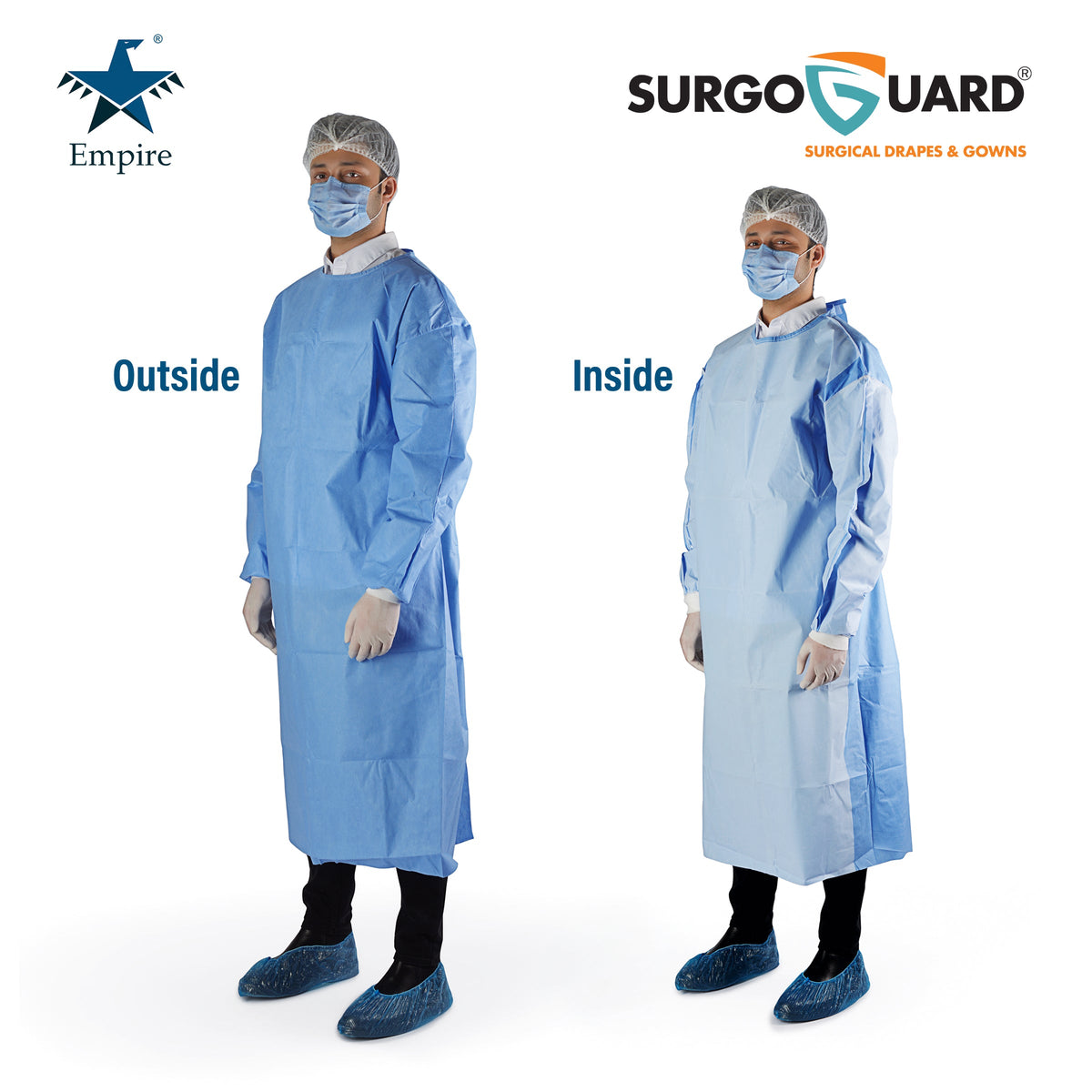 Case 40 SurgoGuard AAMI Level 4 STERILE Disposable Reinforced ...